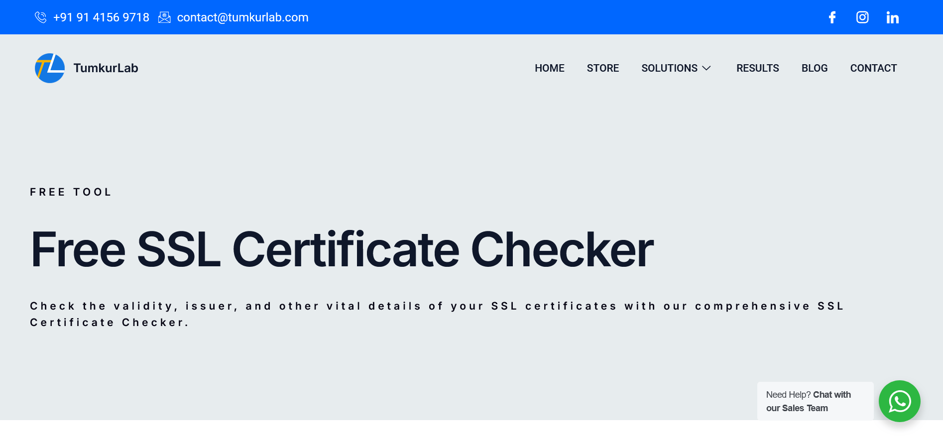 Free SSL Certificate Checker - Verify SSL Certificates Instantly ...